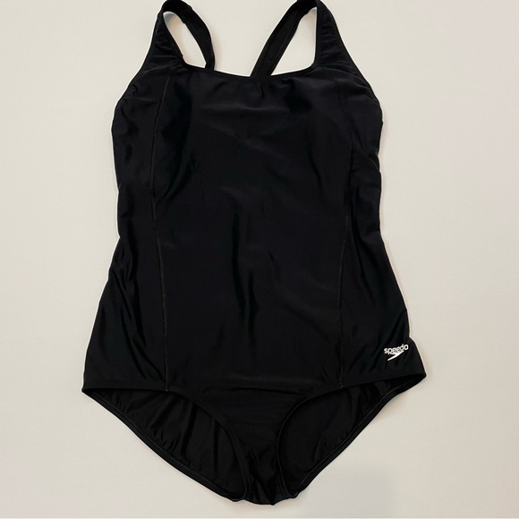 Speedo | Swim | Speedo Piece Black Power Flex Plus Size Swimsuit Sz 2 ...
